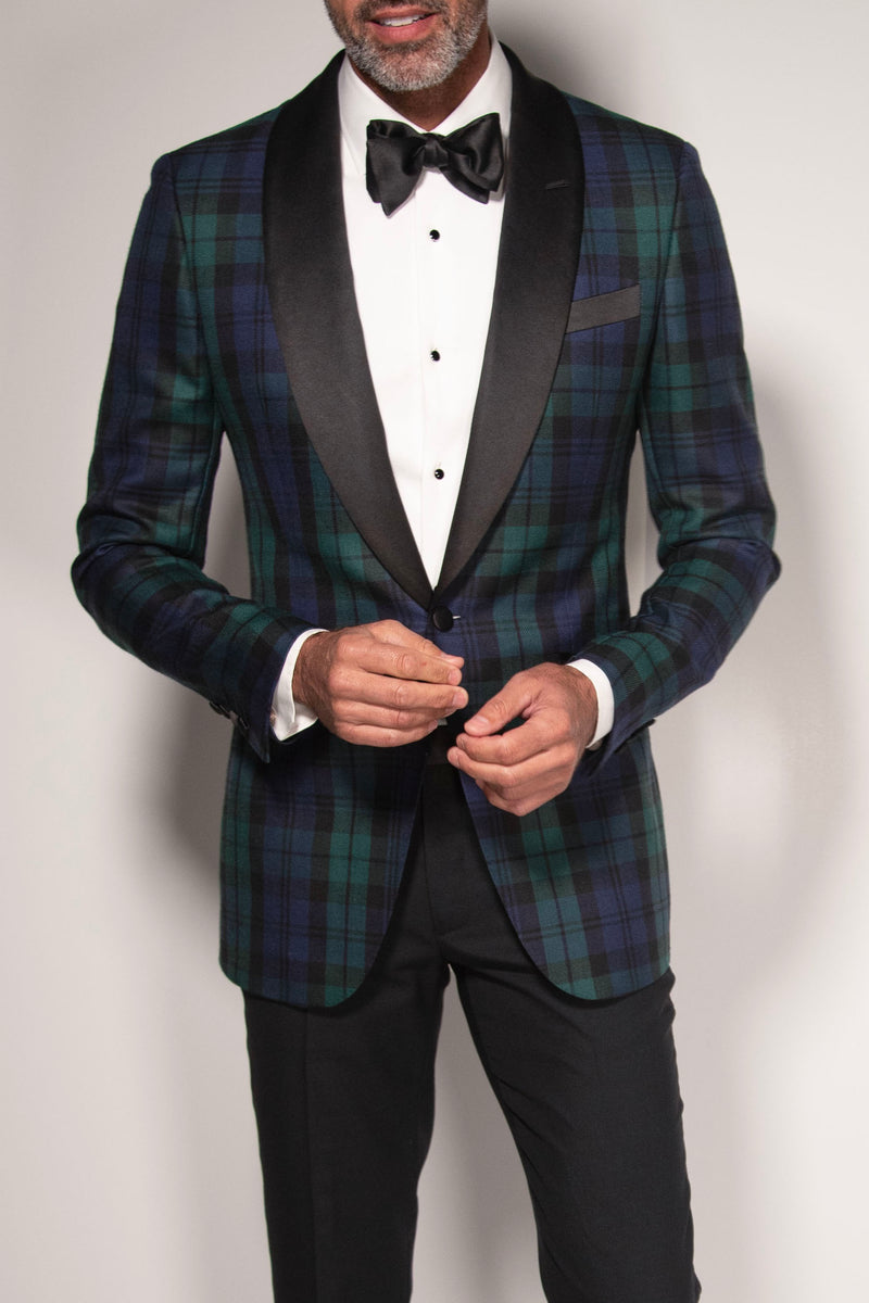 Festive Huddersfield Tartan Dinner Jacket - Acustom Apparel