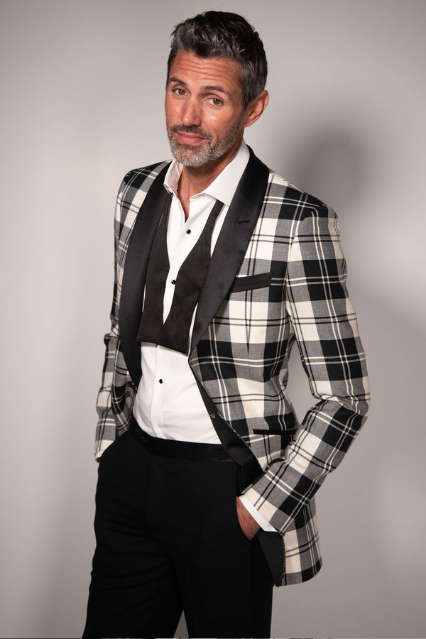 Huddersfield Tartan Dinner Jacket - Acustom Apparel